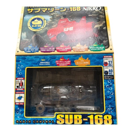 Nikko Sub-168 RC Submarine Limited Clear Body LED - Used, Retro, High Performan | eBay