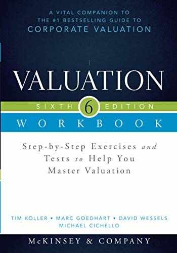 Valuation Workbook, Sixth - Paperback, by McKinsey Company Inc. - Very ...