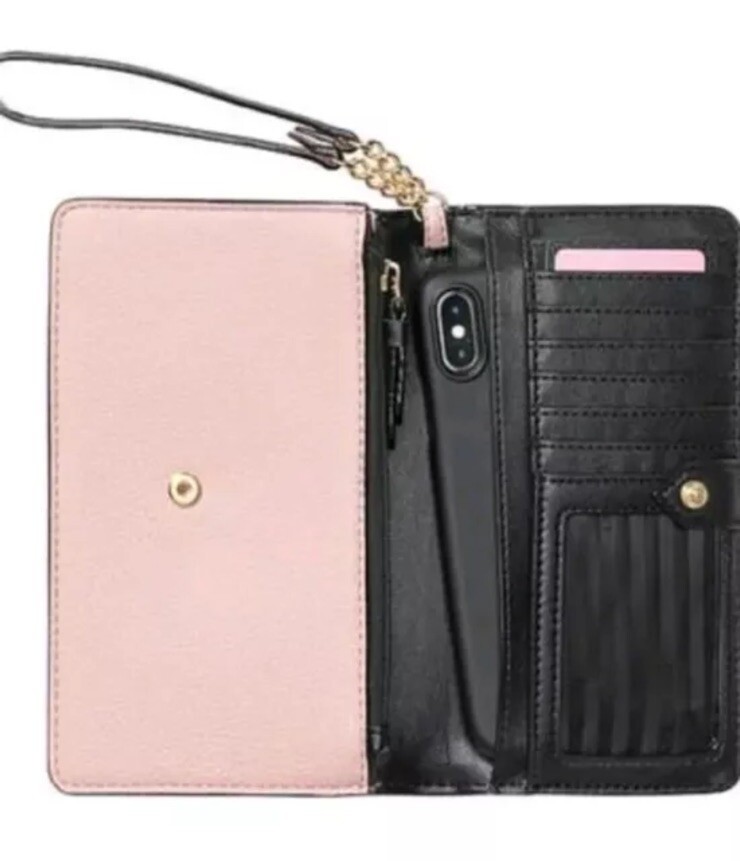 Victoria's Secret Victoria THE Tech Phone Wristlet Wallet Pink Quilted ...