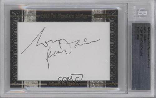 2009 Razor Cut Signature Edition Signatures Tony Randall BGS Authentic ...