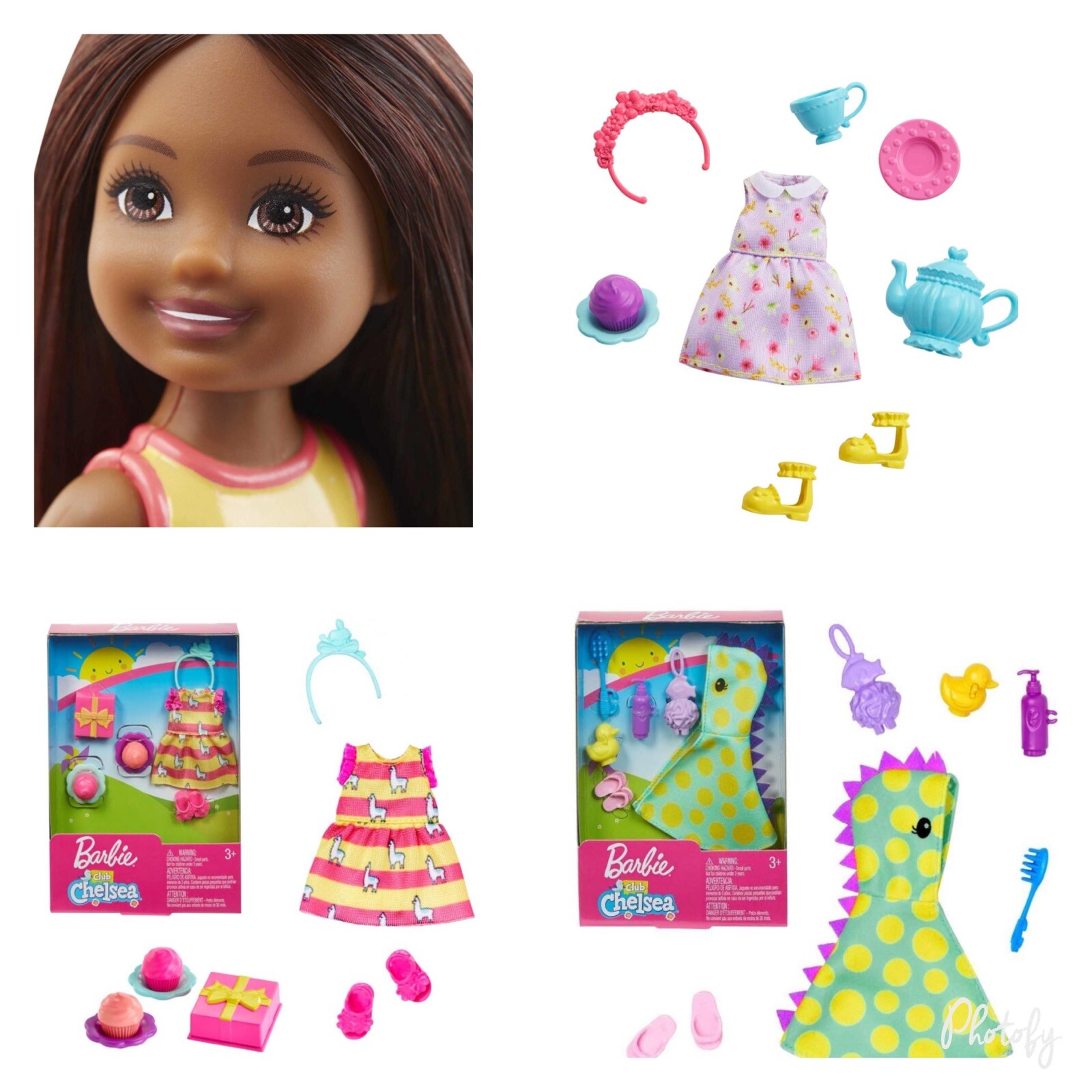 AA Barbie Club Chelsea Doll popsicle swimsuit - Chelsea Doll Accessory ...