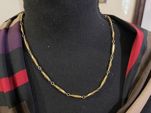 Nikken Gold Plated Diamond Cut Chain Magnetic Therapy 18 To 20 ...