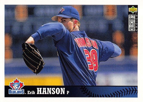 Erik Hanson 1997 Collector's Choice 501 Toronto Blue Jays Baseball Card | eBay