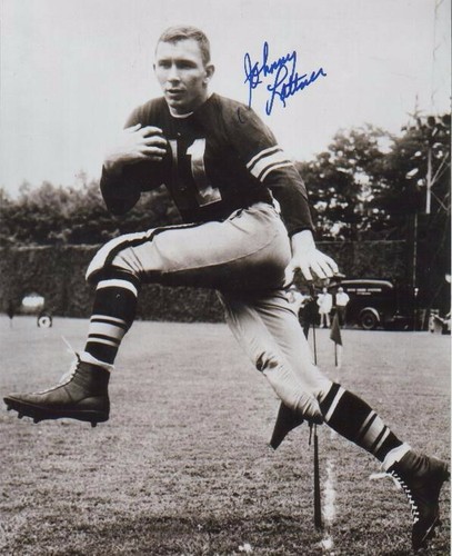 Johnny Lattner Autographed 8x10 Photo 1953 Heisman Trophy Winner Notre ...