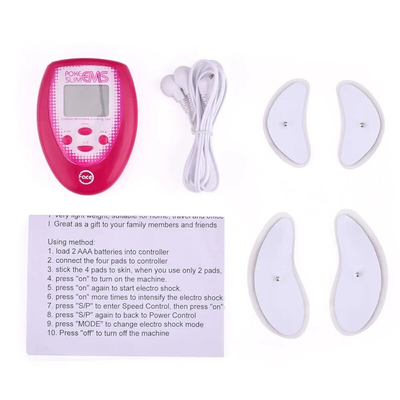 Electric Muscle Stimulator Facial Slimming Cheek Double Chin Reduce V ...