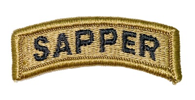 U.S. Army Sapper Tab OCP With Hook Fastener (sold as each) | eBay