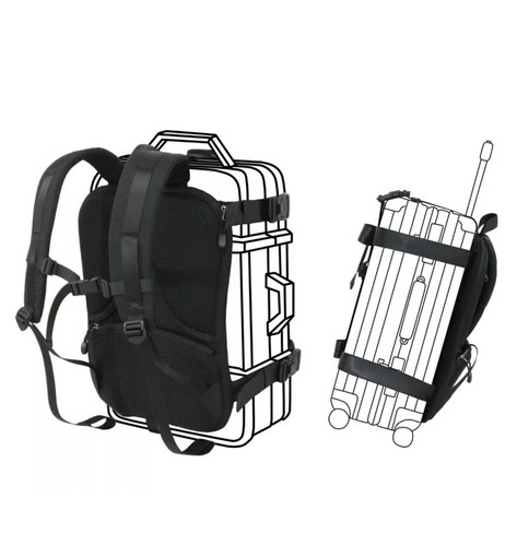 Luggage Backpack Conversion System Hardcase / Carry On Trolley ...