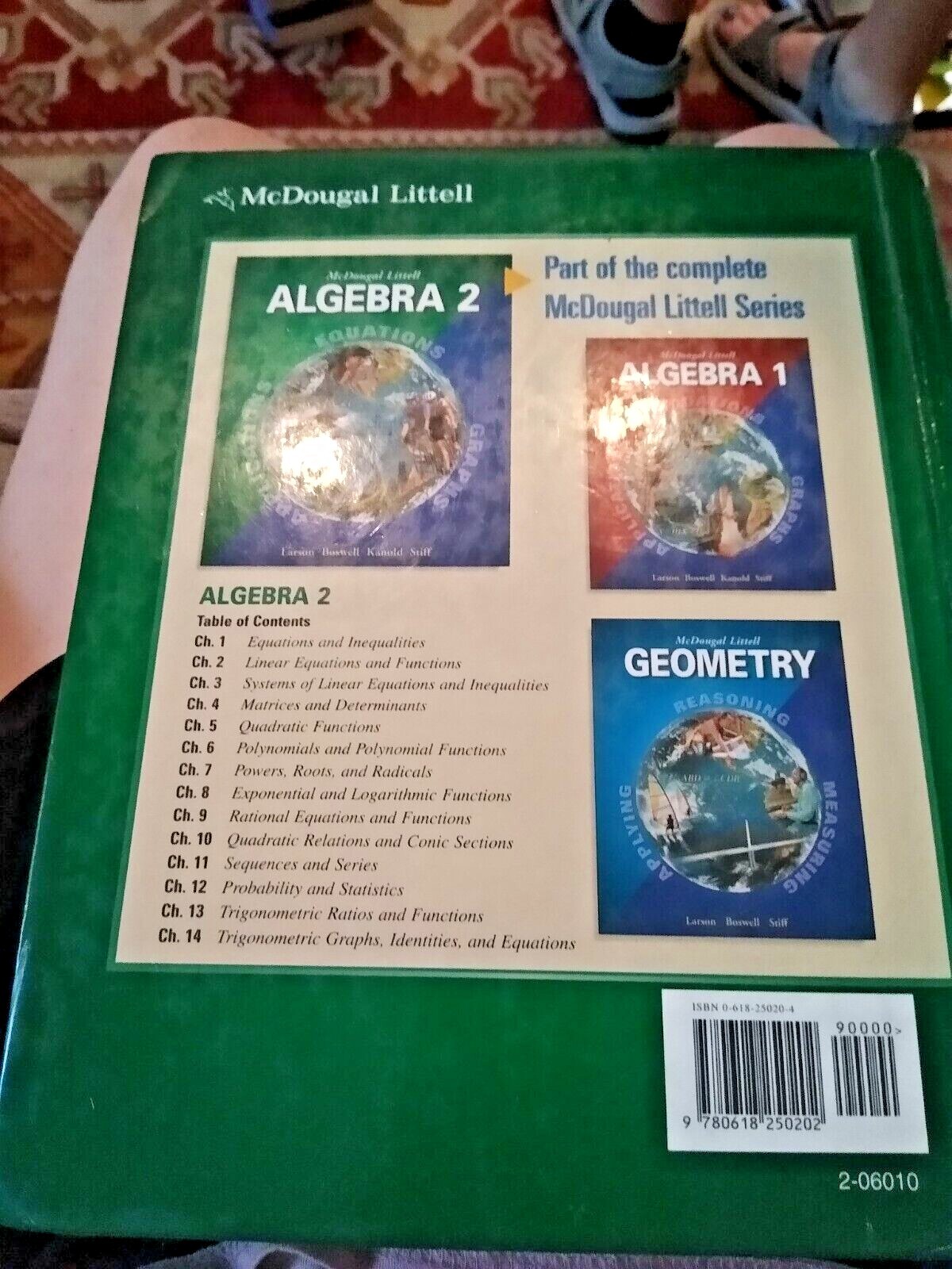 McDougal Littell Algebra 2 : Pupil's Edition (c) 2004 (2004, Hardcover ...