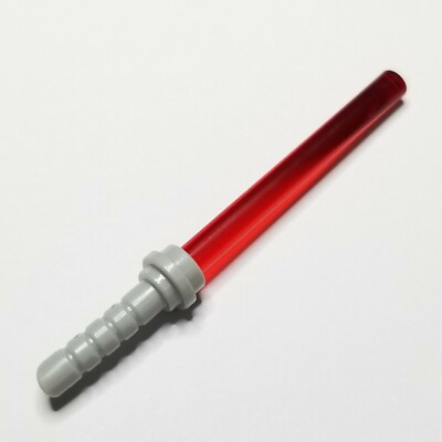 Lego Star Wars - Curved Hilt Trans Red Blade Lightsaber New Sith | eBay