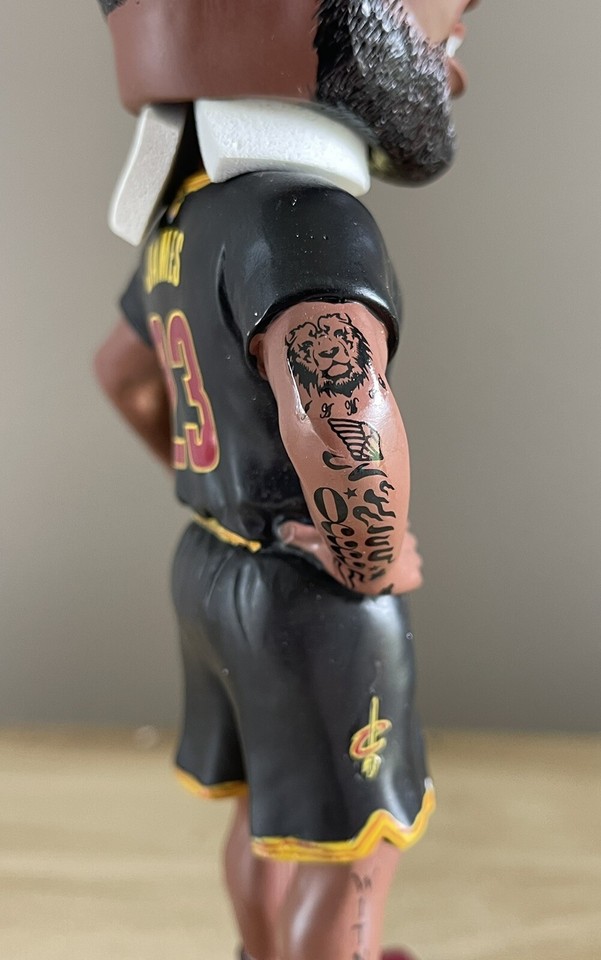 LEBRON JAMES Cleveland Cavaliers 2016 NBA Champs Trophy Tattoos ...