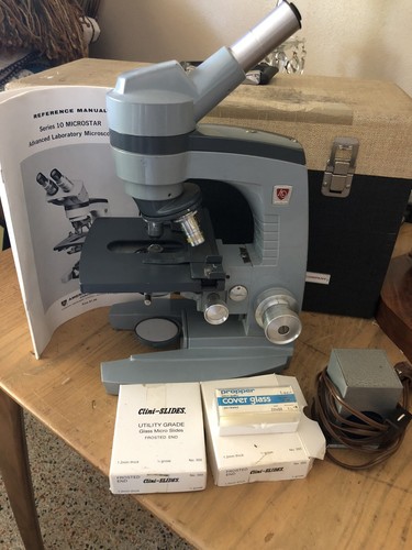Vintage American Optical Spencer Microscope Series 10 Microstar W/Case ...