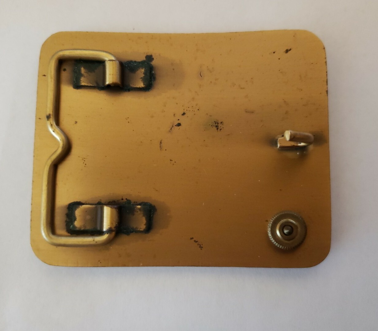 Vintage PENSKE LOGISTICS SAFE DRIVER Belt Buckle 3" x 2 1/4" Brass 3 ...