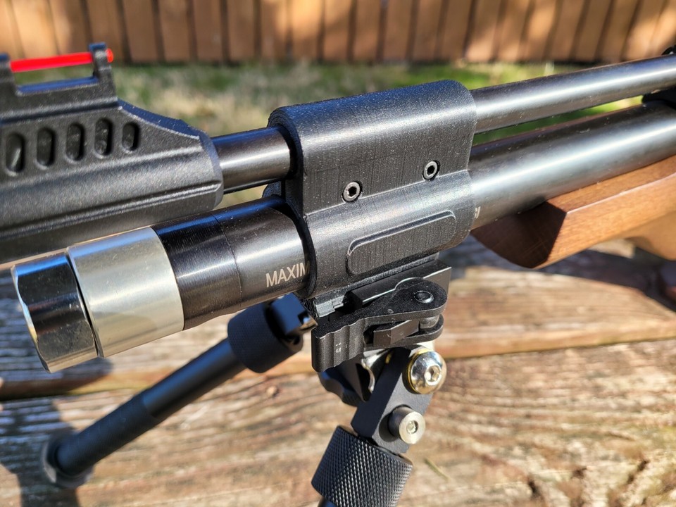 Beeman 2027 PCP Pistol Barrel Band with Picatinny Rail | eBay