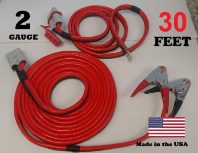 2 GAUGE 30FT UNIVERSAL QUICK CONNECT WIRING KIT, TRAILER MOUNTED JUMP ...