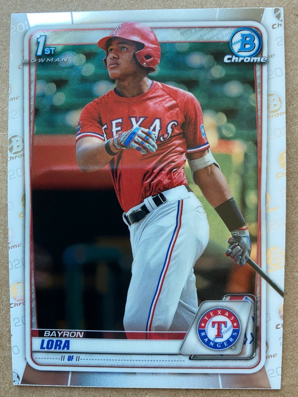 BAYRON LORA 1ST 2020 Bowman Chrome Prospects #BCP-52 TEXAS RANGERS | eBay