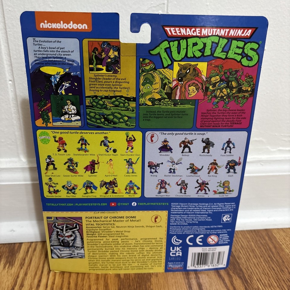 Teenage Mutant Ninja Turtles Rare HTF Chrome Dome SEALED | eBay