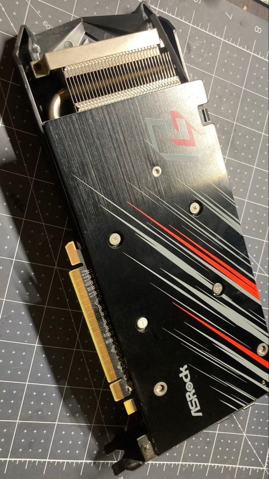 Asrock Dual Fan Radeon Rx590 8gb Graphics Card Gaming Gpu Amd Pci-e ...