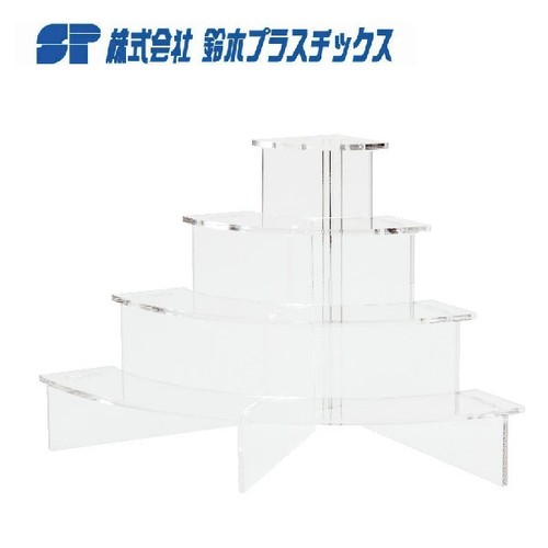 Acrylic 4 Tier Assembly Display Stand Transparent Clear Collectible ...