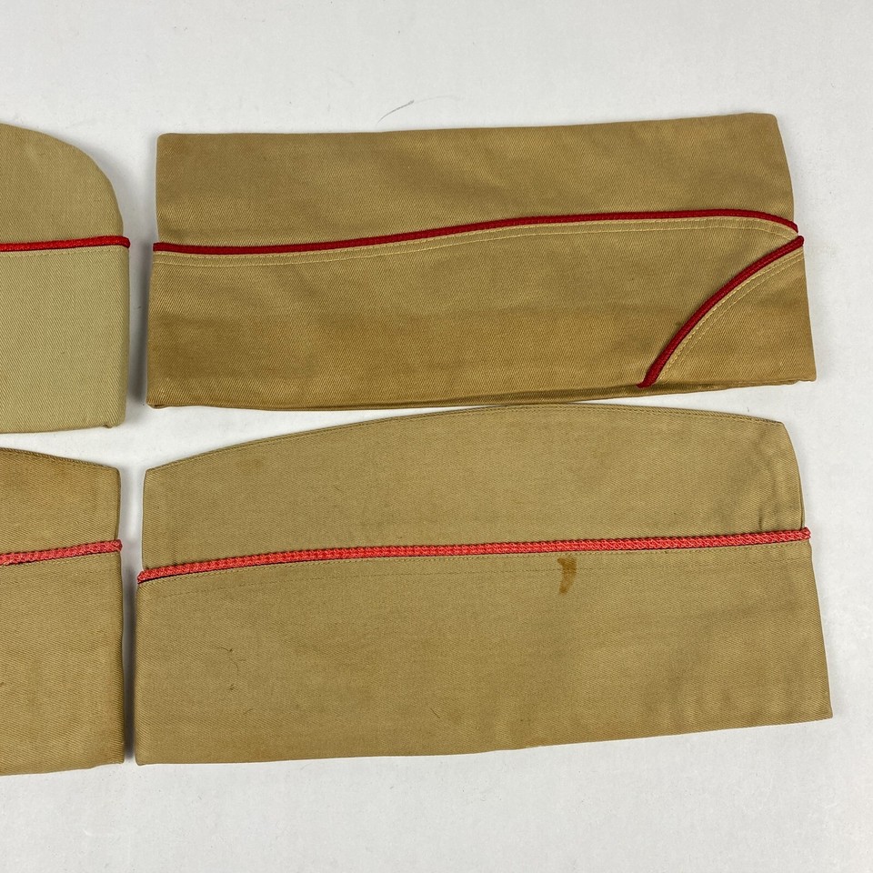 Lot of 4 U.S. Military Garrison Caps w/ Thunderbolt Defenders Pin ...