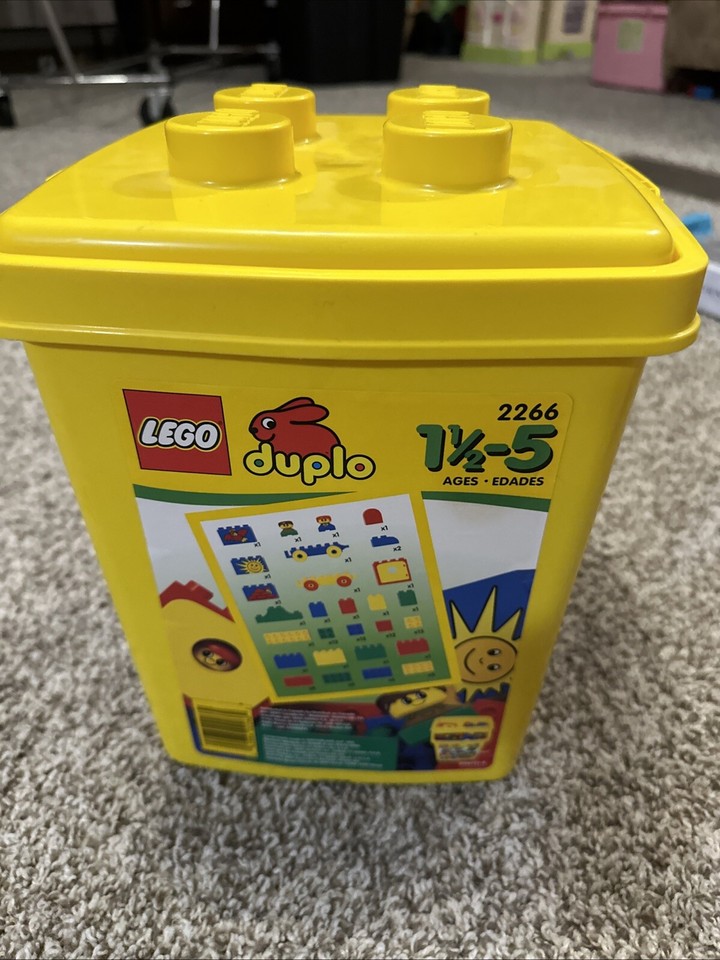 LEGO DUPLO: Extra Large Value Bucket (2266) VERY GOOD USED CONDITION ...