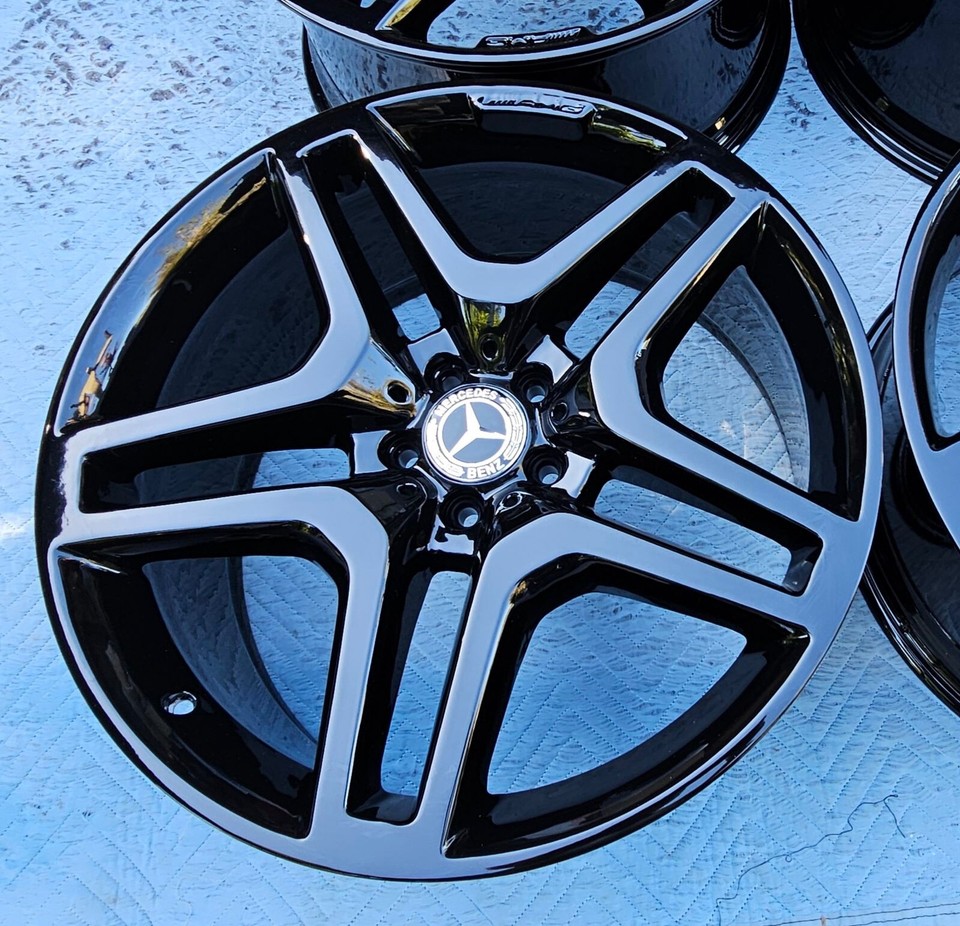 21" LKNEW OEM FACTORY ORIGINAL MERCEDES GL63 GL550 GL450 AMG BLACK ...