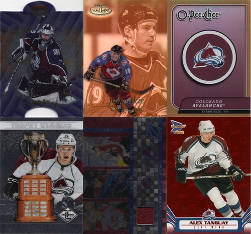 COLORADO AVALANCHE Lot of 10 insert, parallel & rookie NHL cards (1998 ...