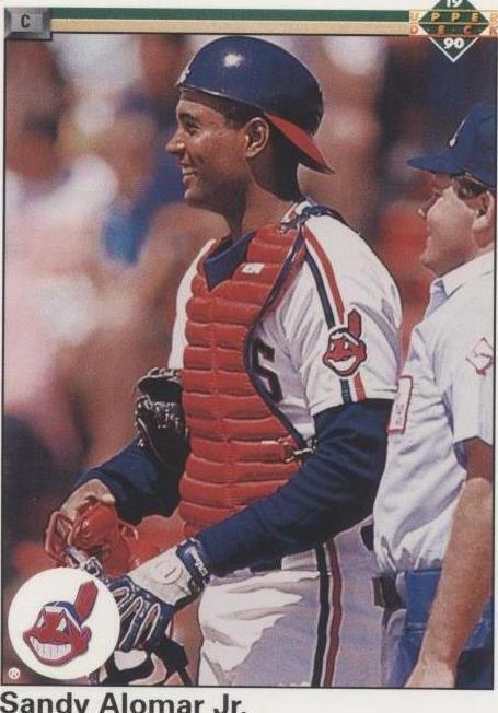 1990 Upper Deck - Sandy Alomar Jr. #756 "C" Is Centered on Front for ...