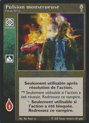 Pulsion Monstrueuse - Freak Drive / French V5 VTES | eBay
