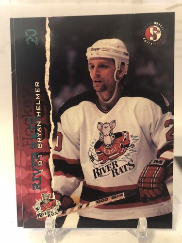 1996-1997, Albany River Rats Bryan Helmer from team set by Split Second ...