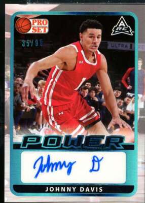 Johnny Davis Rookie Card 2021-22 Leaf Pro Set Power Platinum #BAJD1 | eBay