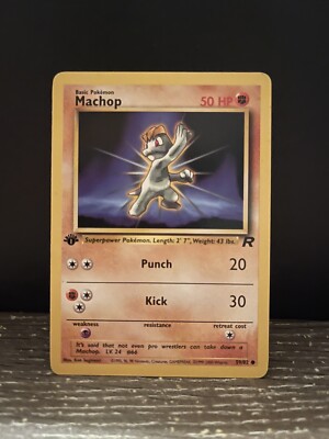 Pokémon TCG Machop Team Rocket 59 Regular 1st Edition Common NM | eBay