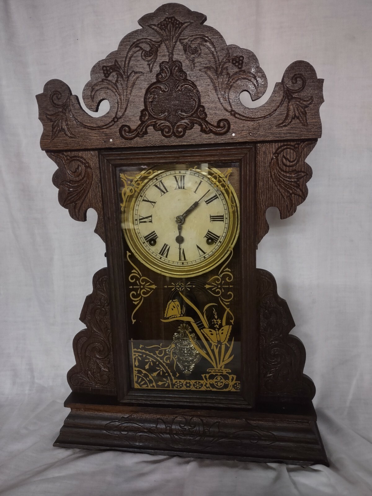 Antique Sessions Parlor Kitchen Mantle Clock with chime | eBay