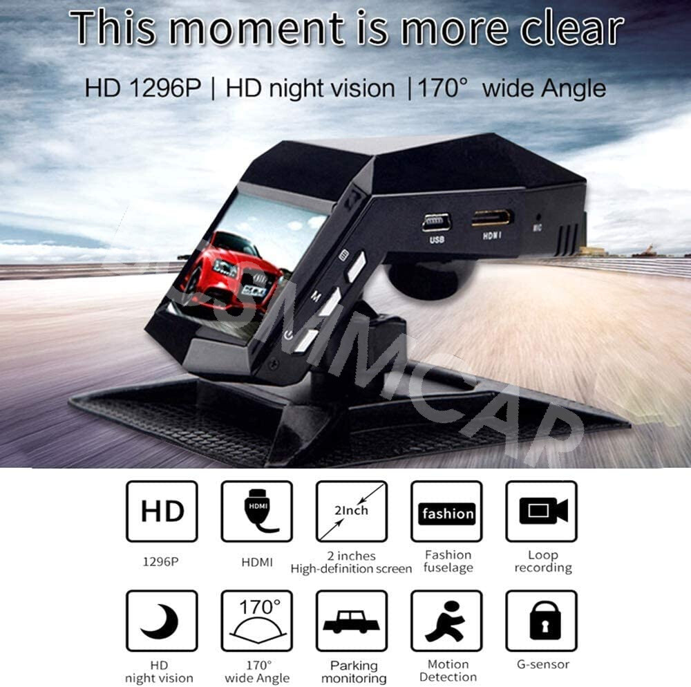 Car DVR Dash Cam Driving Recorder Camera Video Registrator G-sensor ...