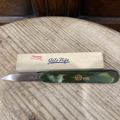 Vintage Gits Nife Retractable Pocket Knife | eBay