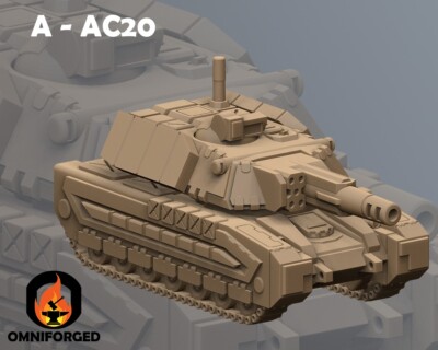 Rommel Heavy Tank Mini Vehicle MWO Mech Miniature Compatible with ...