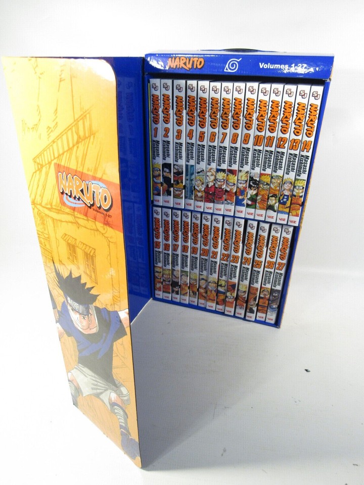 Naruto Volume 1-27 Manga Comic Book Collection Complete Set in Box | eBay