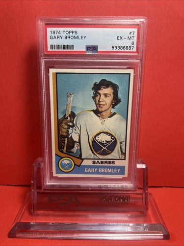 1974-75 Topps Gary Bromley #7 Rookie RC PSA 6 EX/Mint | eBay