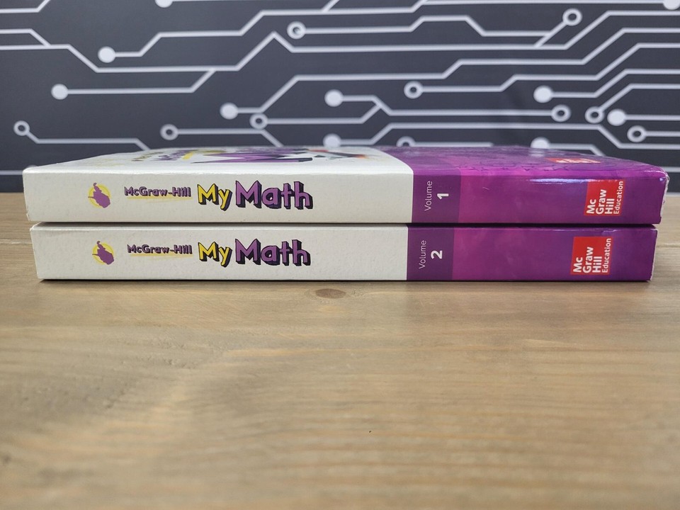 NEW -McGraw Hill My Math Student Workbooks Vol 1 & 2 Grade 5 Published ...
