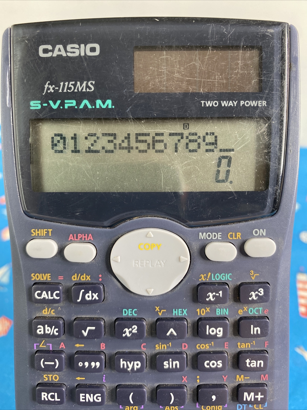 Casio Fx-115ms Scientific Calculator 2 Way Power GCSE a Level Del for ...