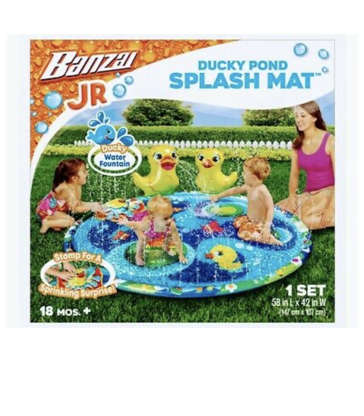 Banzai 93743FRB Inflatable Duck Splash Pad Mat for sale online | eBay