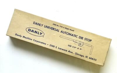 New Danly 9-81-6 Universal Automatic Die Stop 3/8"x 9" RH (5 Available ...