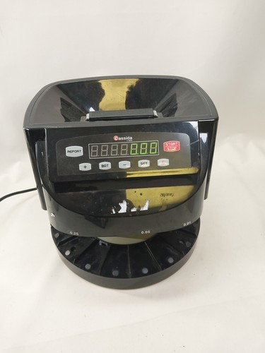 *Tested Working* CASSIDA C200 Coin Change Counter Sorter missing CATCH ...