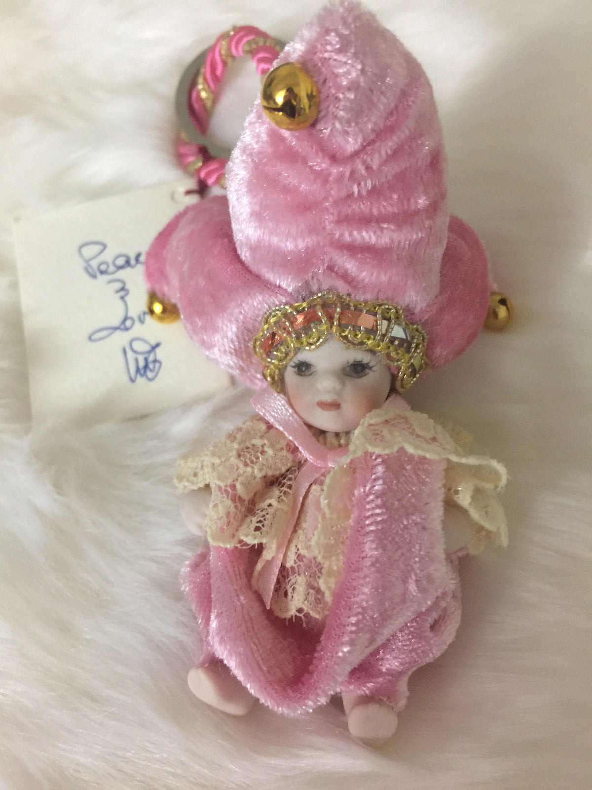 New Authentic Italy TriAngel procelain ceramic doll plush angel | eBay