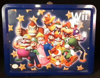 Nintendo Wii Mario Party Metal Lunch Box~VERY GOOD USED CONDITION! | eBay