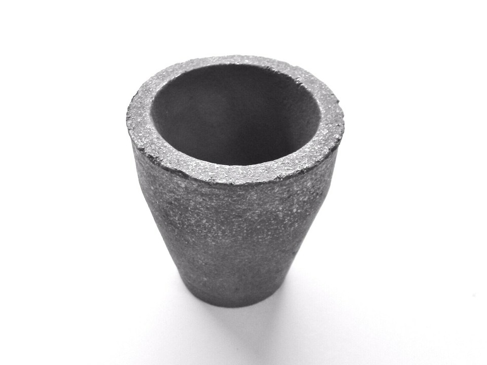 Crucible Clay Graphite Capacity 400 Gram #00 - Melt Gold Silver Made in ...