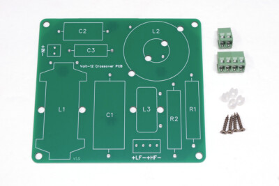 Single Crossover PCB for the Volt-12 Coaxial DIY Speaker Design - PCB ...