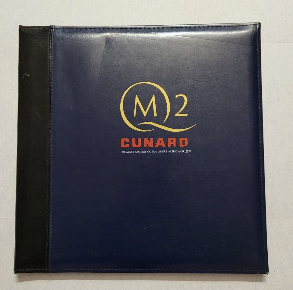 Cunard QM2 Queen Mary II Queen Elizabeth Cruise Ships Photos Leather ...