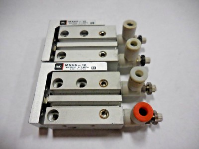 SMC MXH6-10 Pneumatic Linear Slide Table (0.7MPa) Lot of 2 | eBay