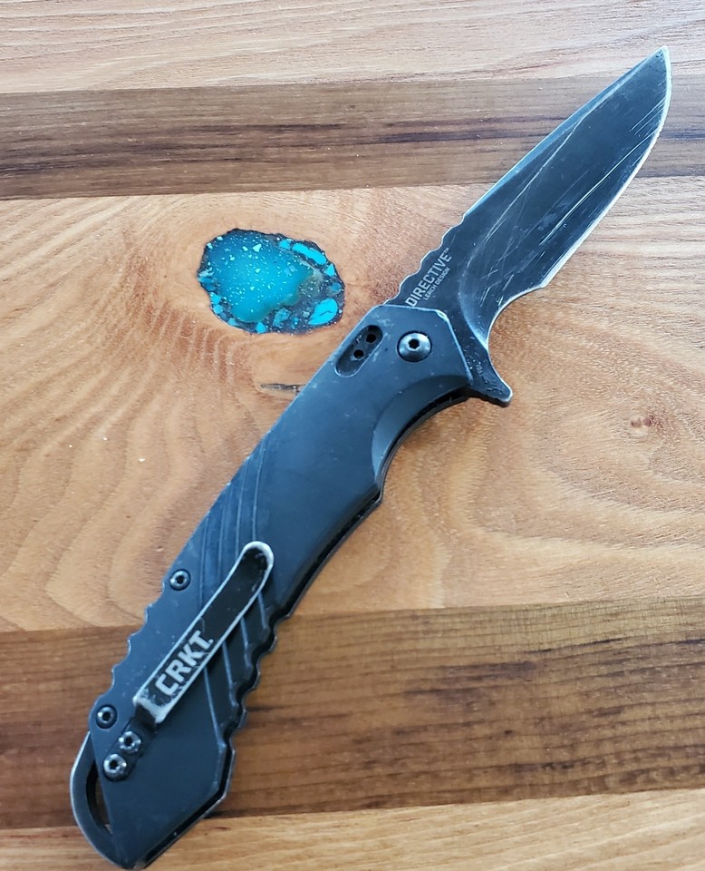 CRKT 1063 Directive Pocket Knife - Lerch Design - Liner Lock - Plain ...