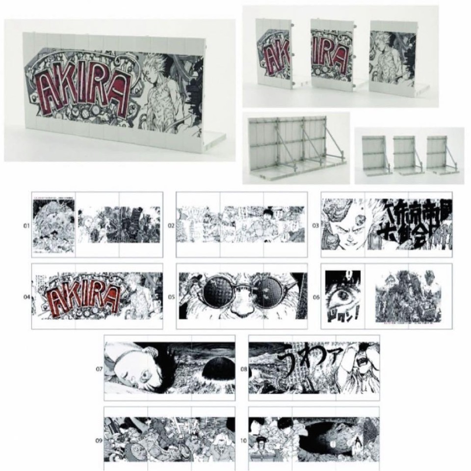 AKIRA Art of Wall Brand New Unopened All Types Full Comp Katsuhiro ...